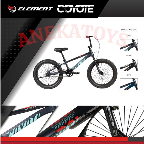 Jual Sepeda BMX Anak Laki Element Coyote Neon 300 Ban Jumbo 20x3.0 Inch ...