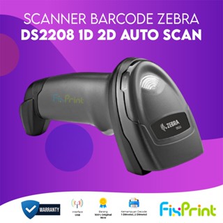 Jual Barcode Scanner 1D 2D Zebra DS2208 LS2208 Imager Aiming Laser Auto ...