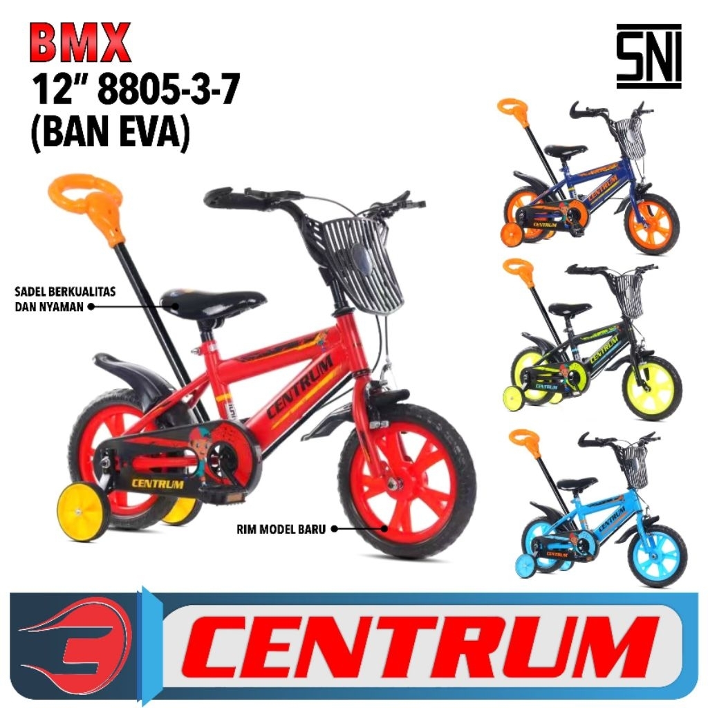 Jual Sepeda 12 Eva BMX 8805-3-7 Ban Mati Murah size 12 inch/Sepeda Anak ...