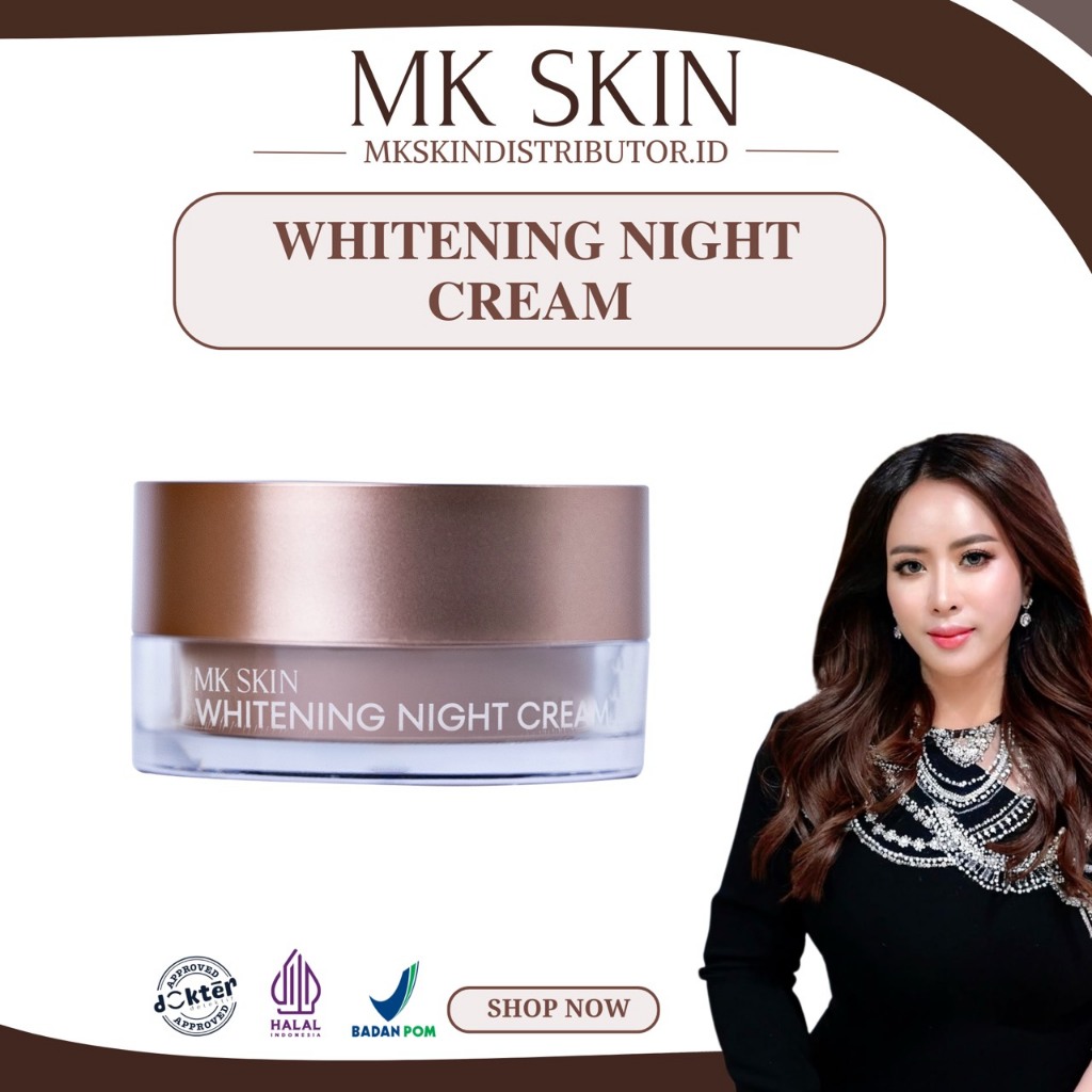 Jual MK SKIN WHITENING NIGHT CREAM BY MAHARANI KEMALA | Shopee Indonesia