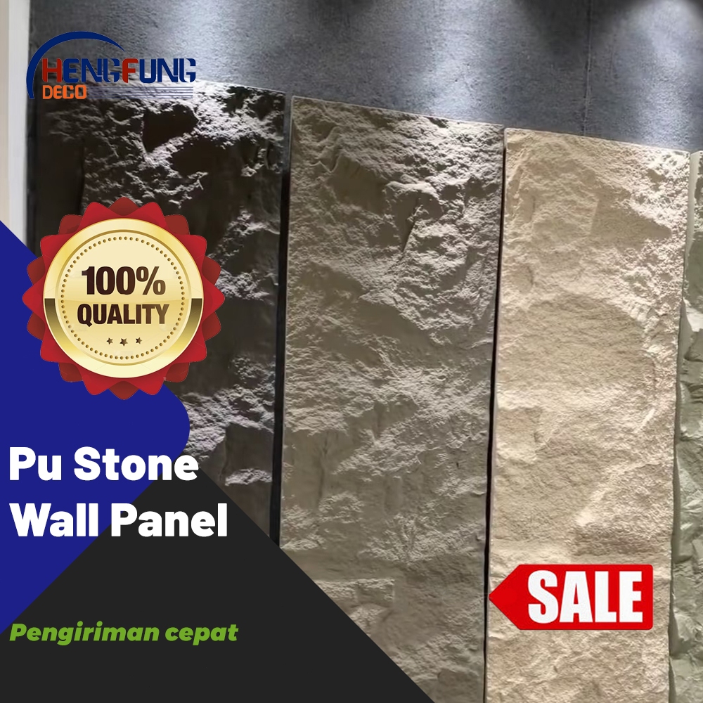 Jual Pu Stone Wall Panel / Panel Dinding PU Imitasi Batu Alam/Wall ...