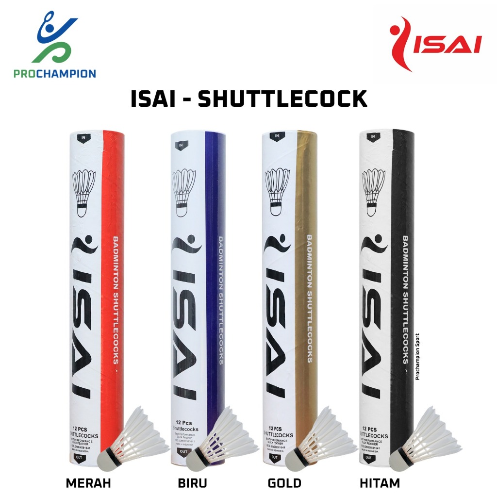 Jual NEW!!! Shuttlecock Cock Badminton Kok ISAI | Shopee Indonesia