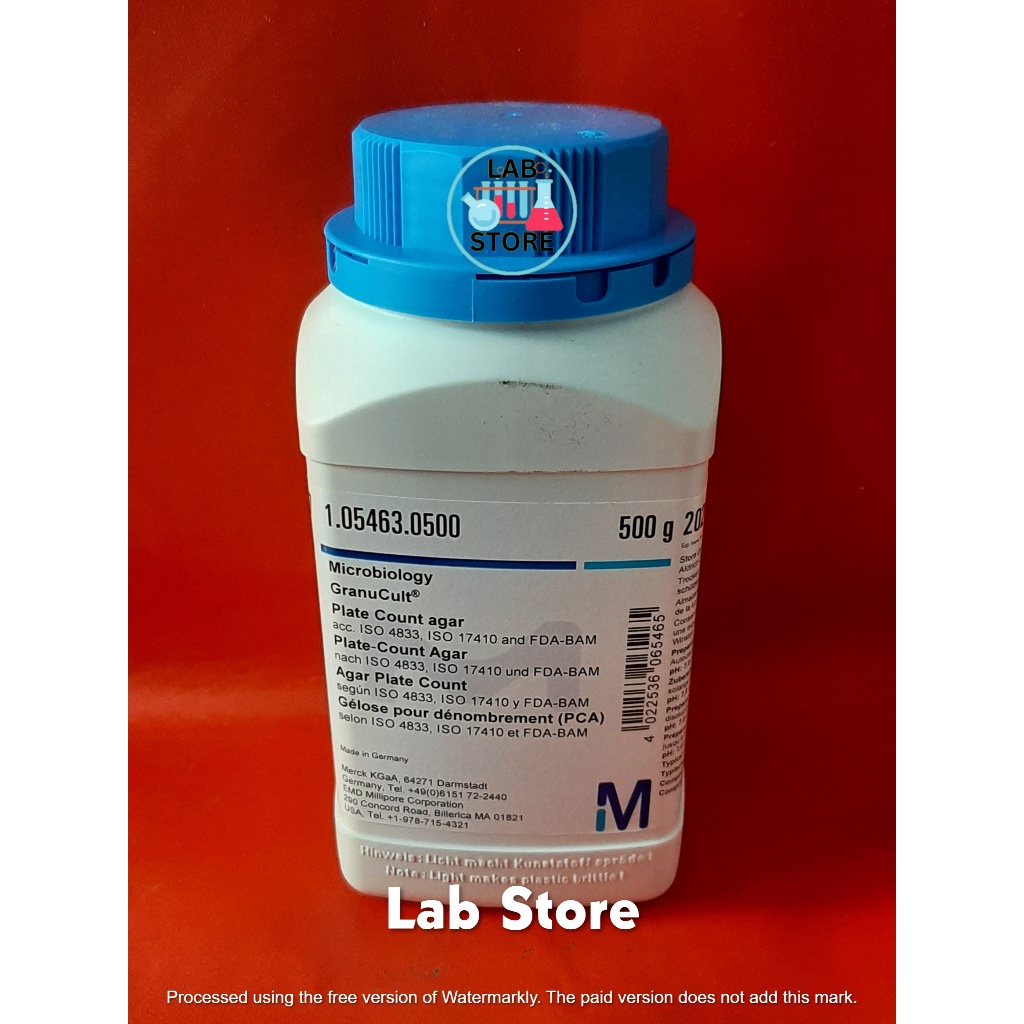 Jual Plate Count Agar / Media Plate Count Agar / PCA MERCK Ecer Per 5 ...