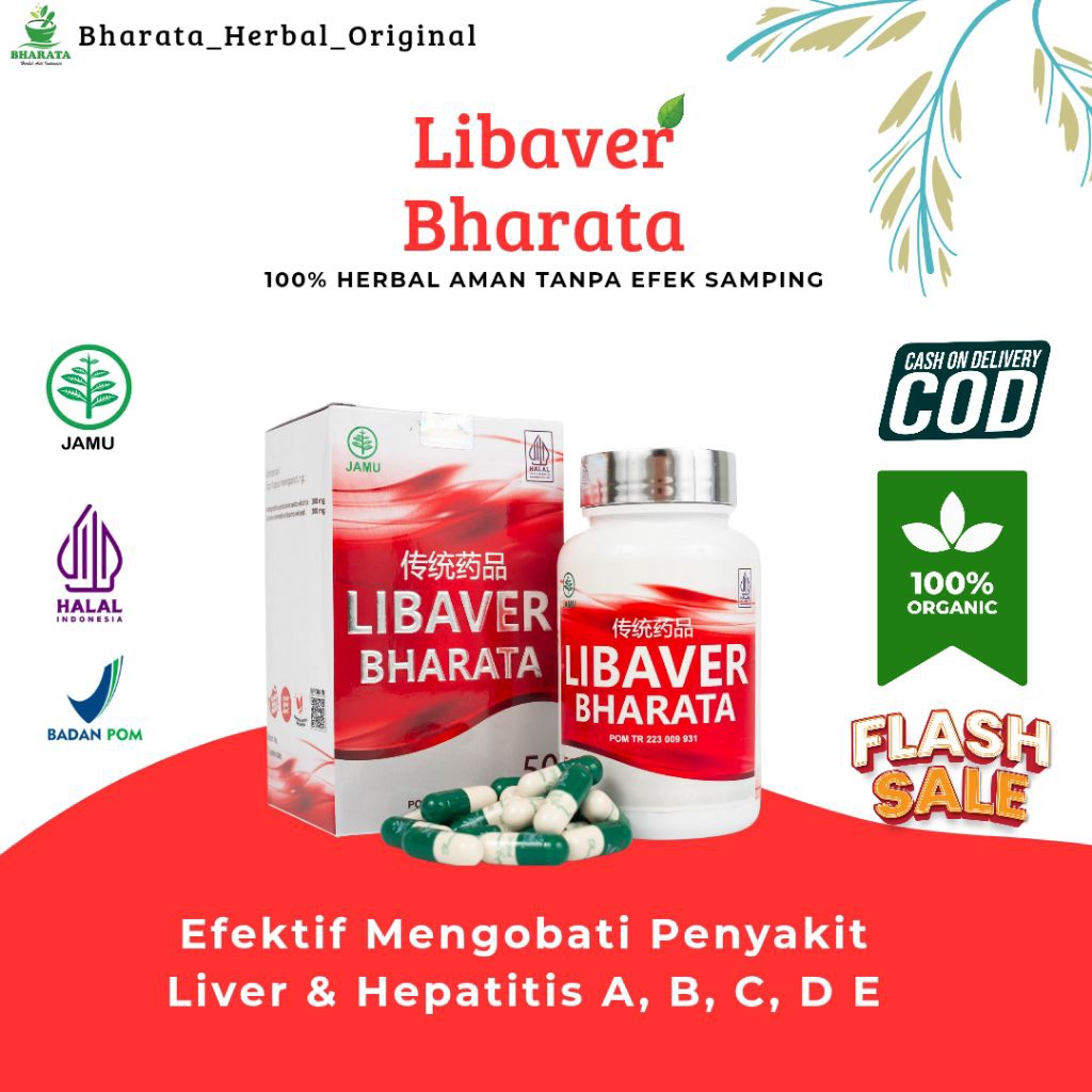 Jual Libaver Bharata Obat Liver Dan Hepatitis A,B,C,D,E Penyakit Kuning ...