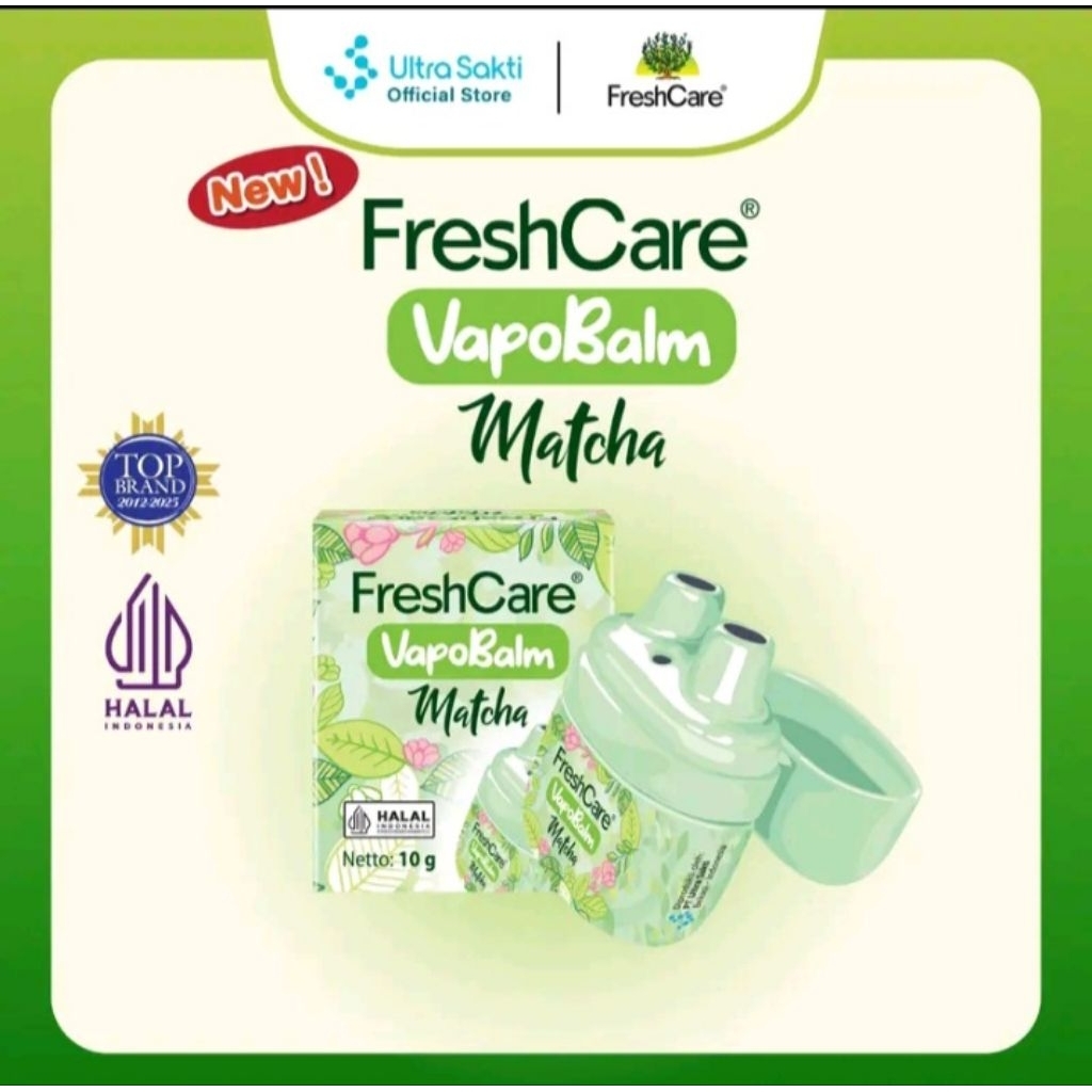 Jual Freshcare Vapobalm Matcha 2 in 1 Balsem dan Inhaler Pereda Pusing ...