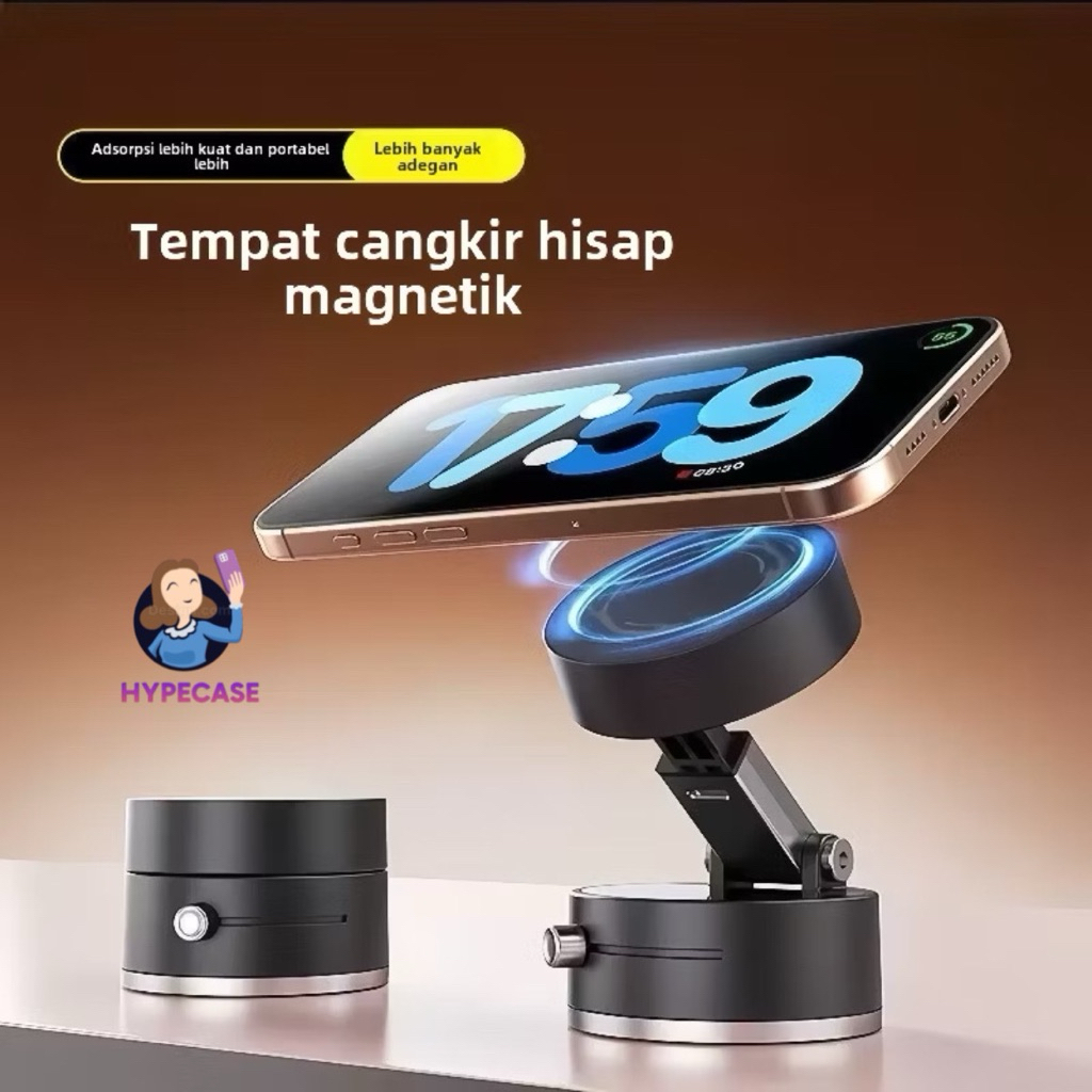 Jual Holder HP Mobil Magnetik Car Mount Serbaguna Vakum Suction ...