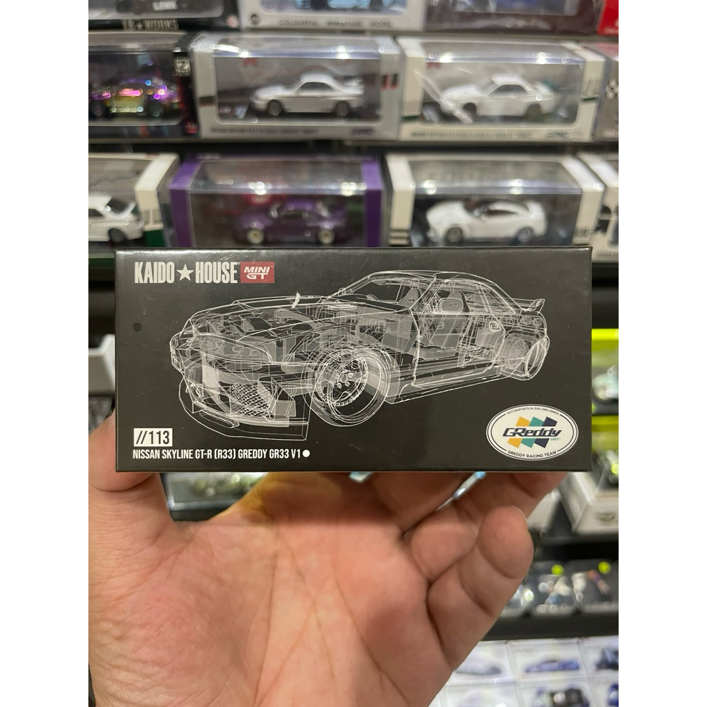 Jual Kaido House Mini GT Nissan Skyline GT-R R33 Greedy GR33 V1 KHMG113 ...