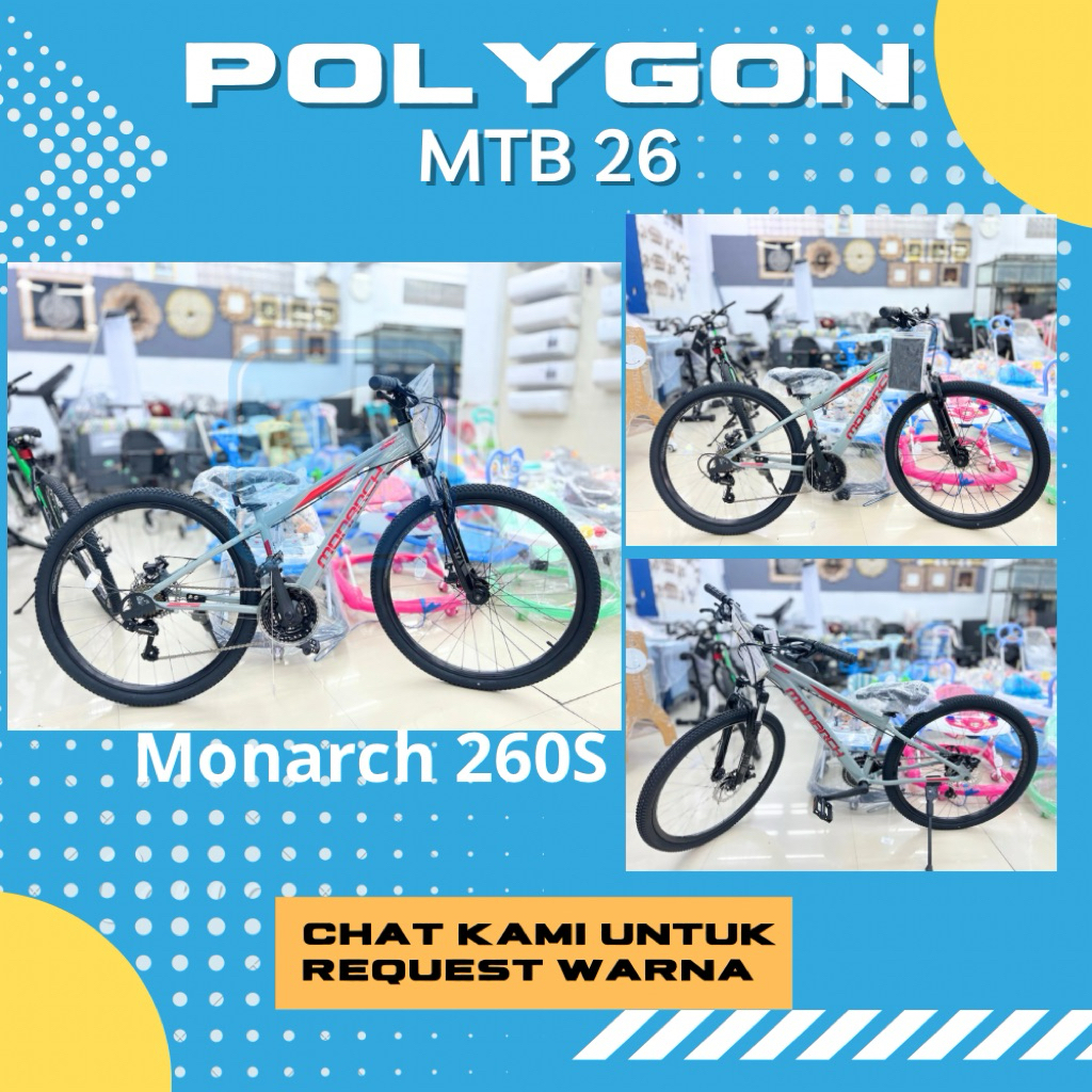 Jual MTB 26 MONARCH POLYGON 260S [PROMO LAMONGAN] | Shopee Indonesia