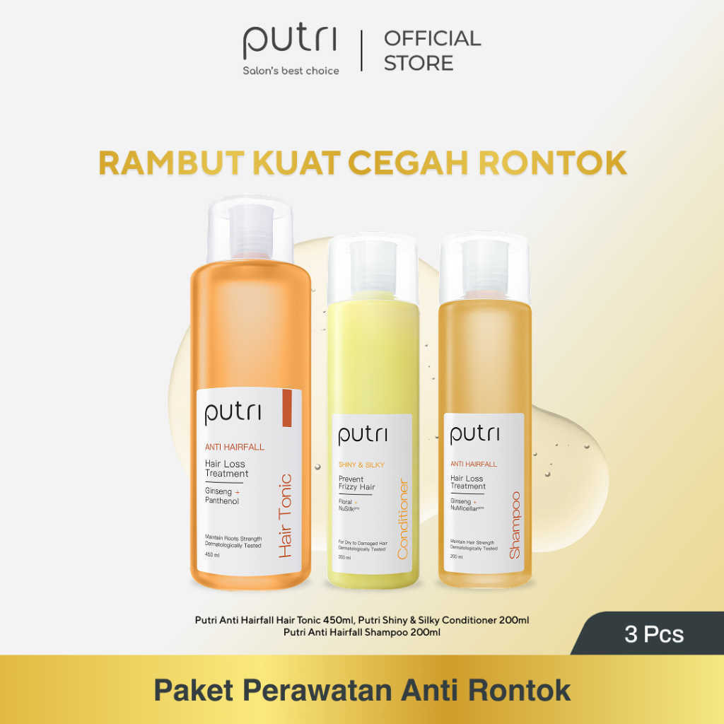 Jual Putri Paket Perawatan Cegah Rambut Rontok - Hair Ginseng Shampoo ...