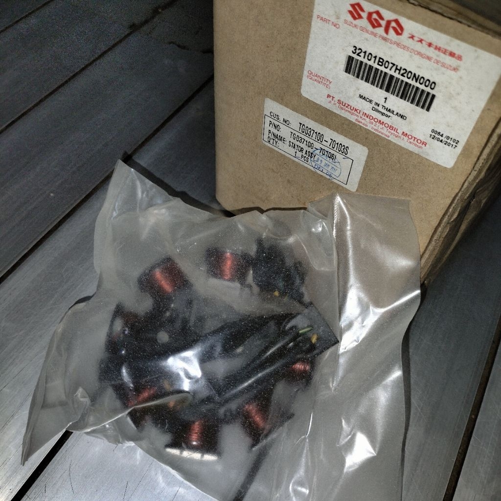 Jual Spul Spool Assy /Stator Assy Suzuki Smash Titan SGP Original ...