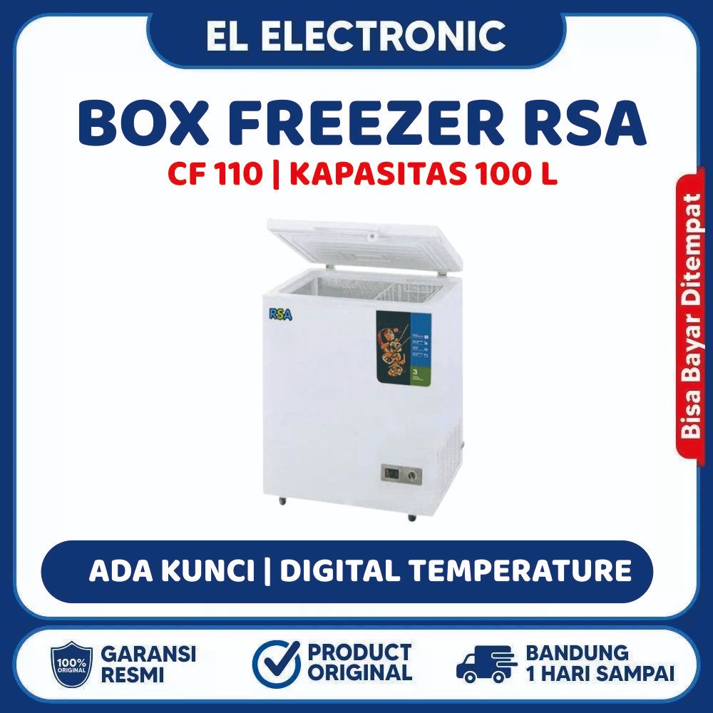 Jual RSA CF110 / CF-110 CHEST FREEZER 100 LITER - GARANSI RESMI ...
