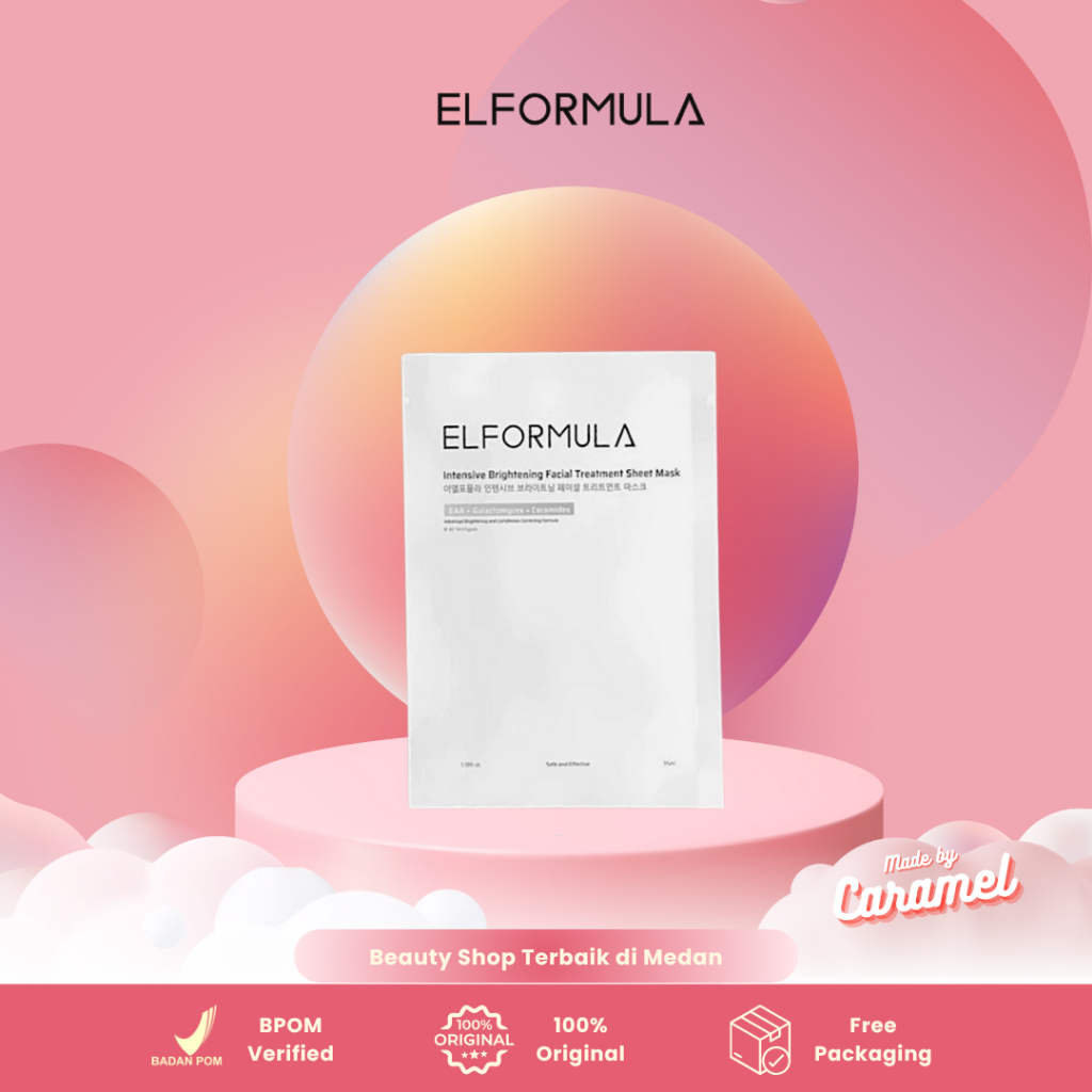 Jual ELFORMULA Intensive Brightening Sheet Mask - Masker Wajah | Shopee ...