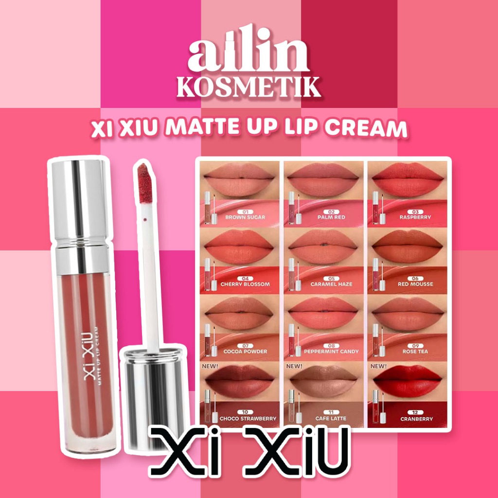 Jual AiLiN XI XIU Matte Up Lip Cream | Lipcream Matte xixiu Longlasting ...