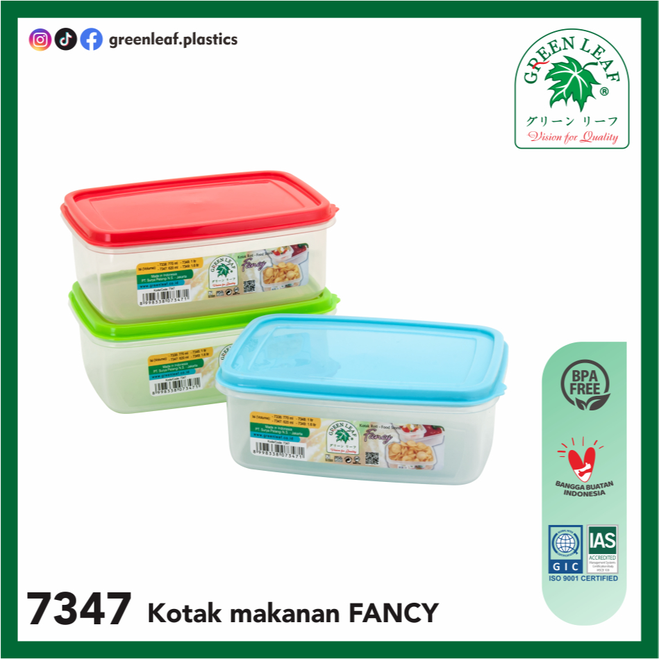 Jual Green Leaf Kotak Makan / Roti Fancy Pack (7347) | Shopee Indonesia