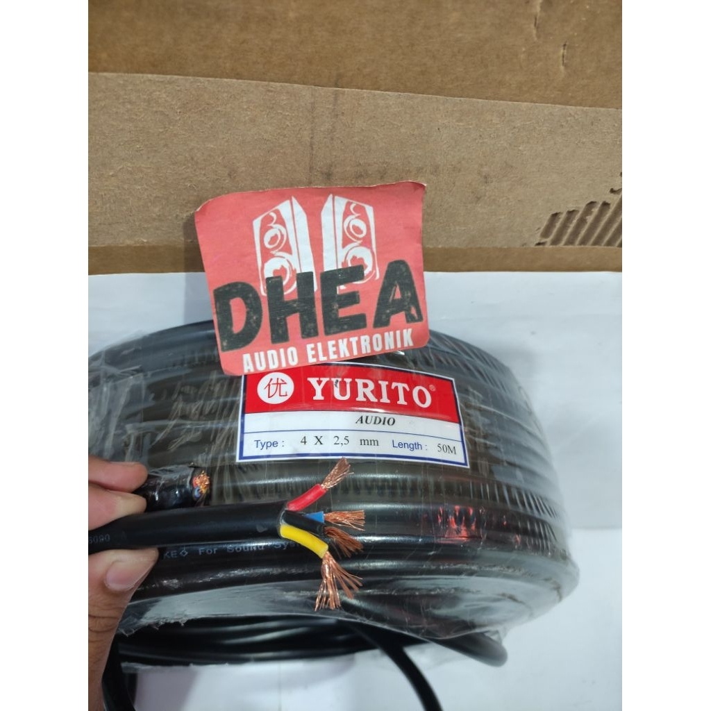 Jual Kabel Speaker Audio NYYHY Yurito 4x2,5mm 4x2.5mm 4x2.5 4x2,5mm ...