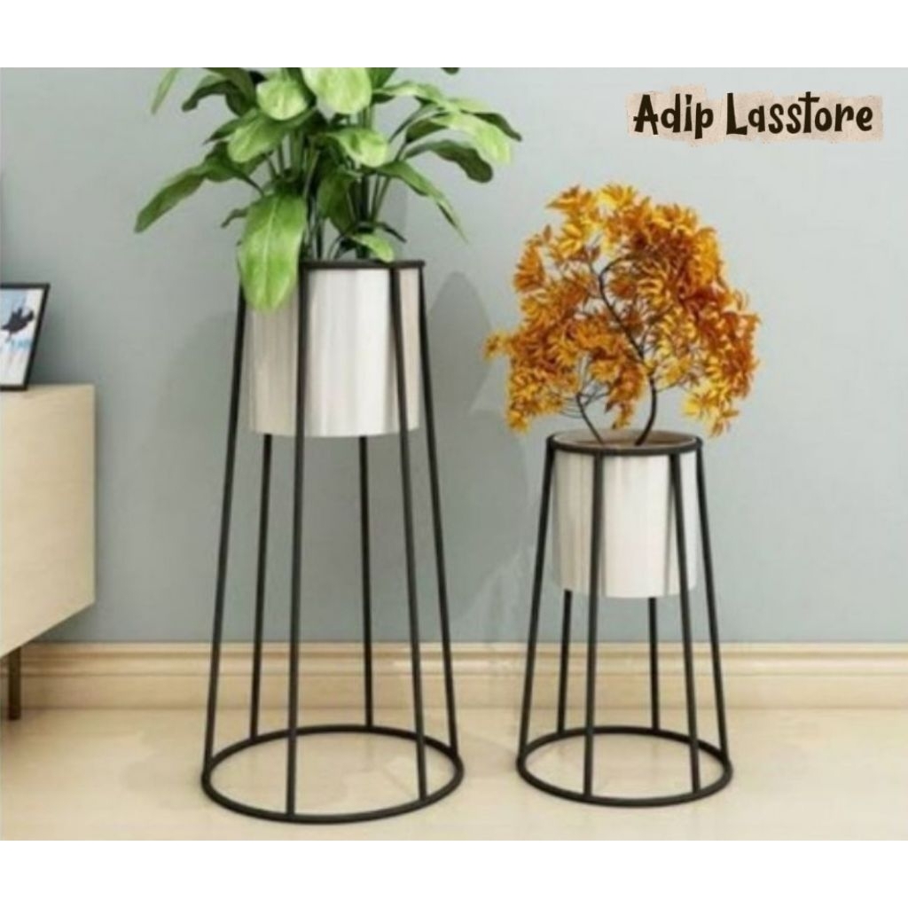 Jual STANDING POT 6 JARI/STANDING POT BUNGA BESI ELEGANT MENAWAN ...