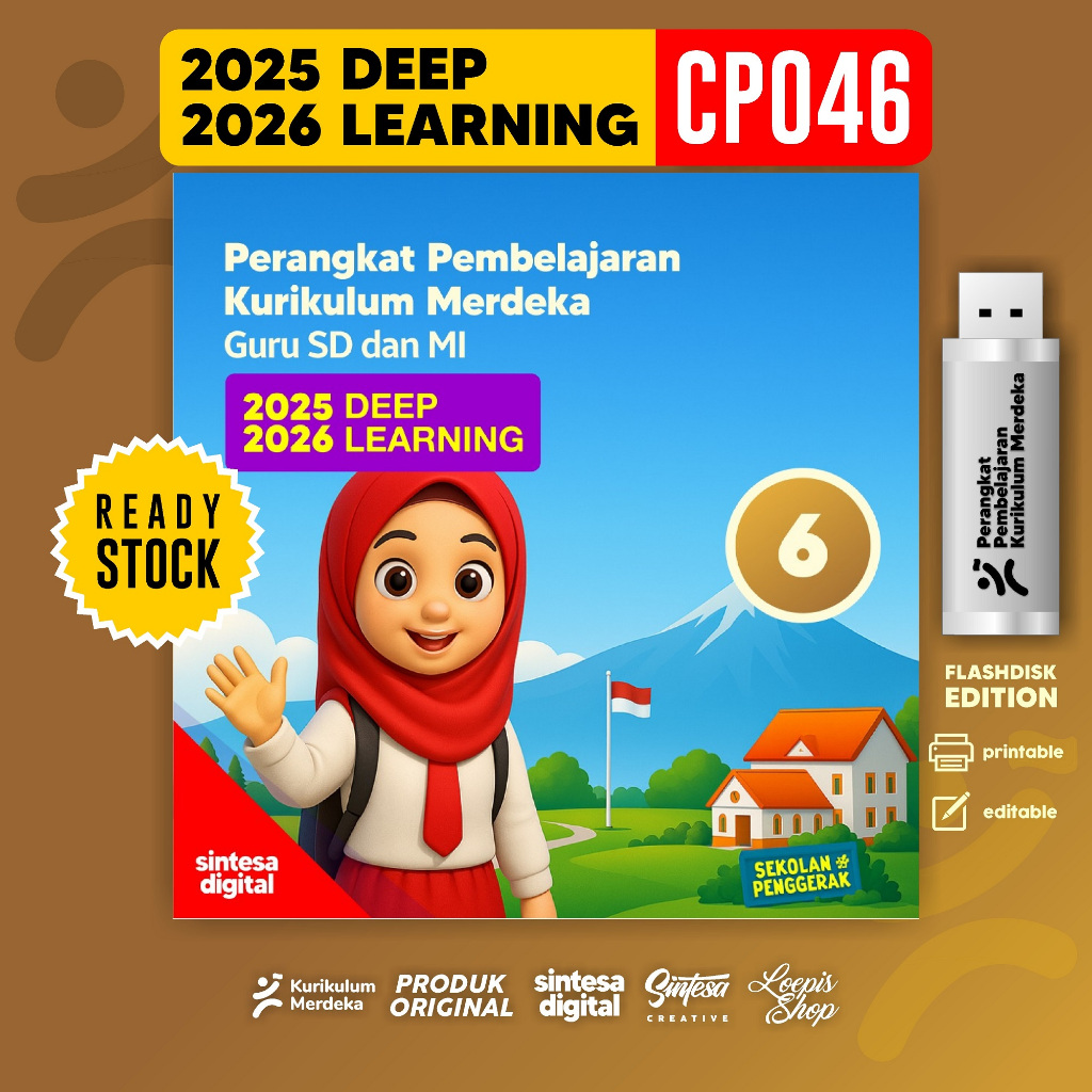 Jual FD RPP MODUL AJAR KURIKULUM MERDEKA DEEP LEARNING SD/MI KELAS 6 REVISI TERBARU CP 046 TA ...