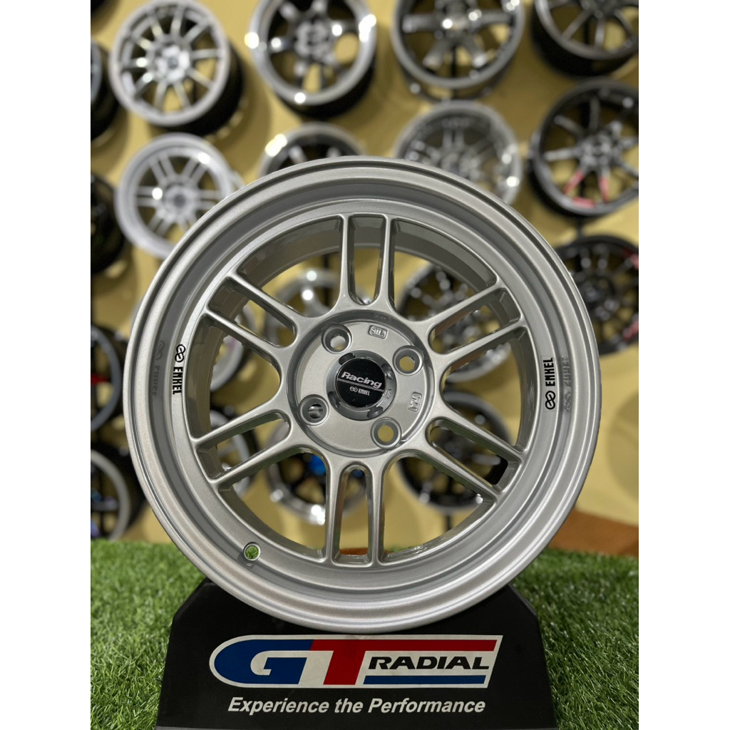 Jual velg enkei rpf r15 silver pcd 4x100 lebar 7 kondisi baru | Shopee Indonesia