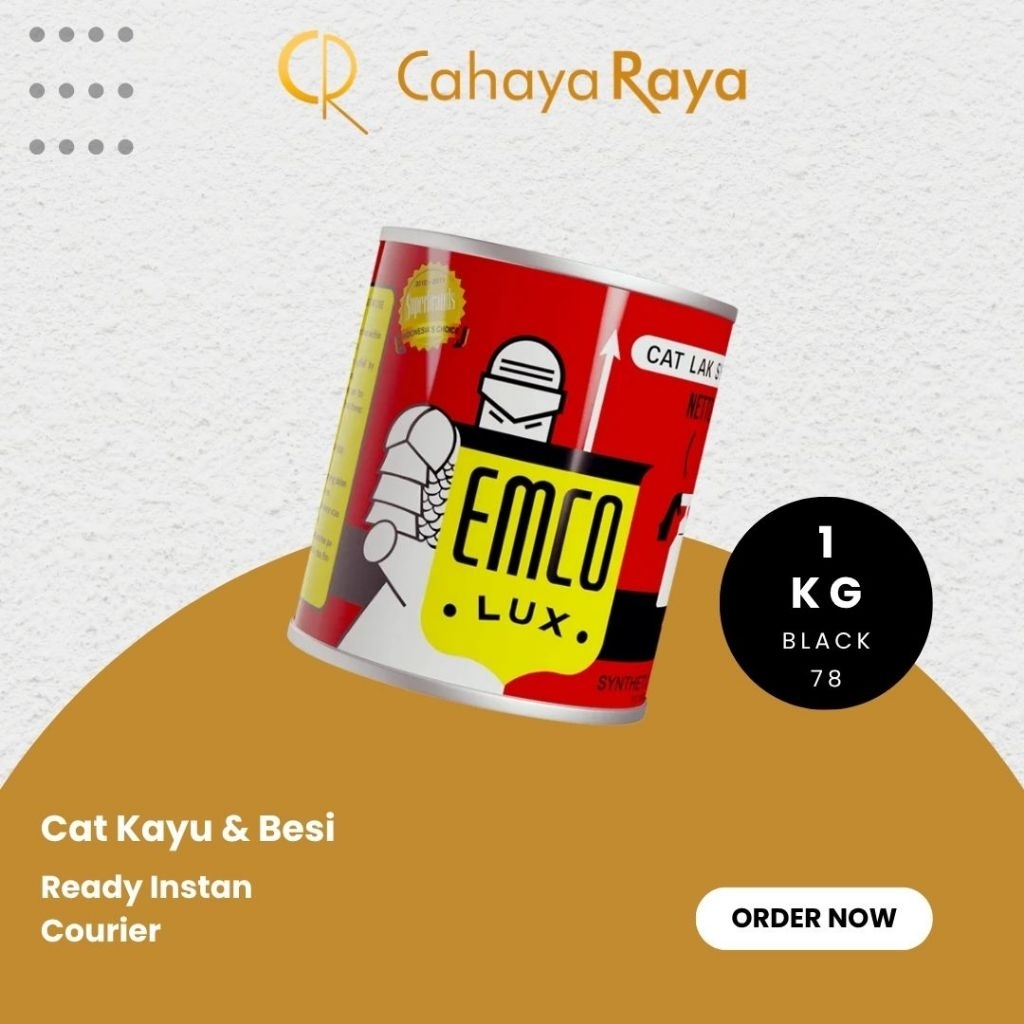 Jual Cat Emco cat besi dan kayu. Cat dasar 1kg | Shopee Indonesia