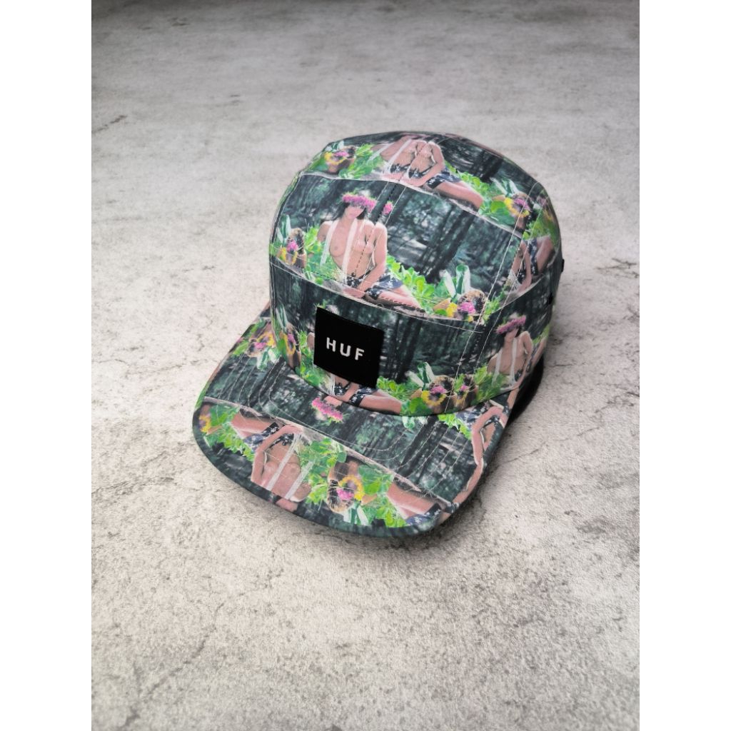 Jual Topi 5 Panel HUF Keilani Volley 5 Panel Cap Green | Shopee Indonesia
