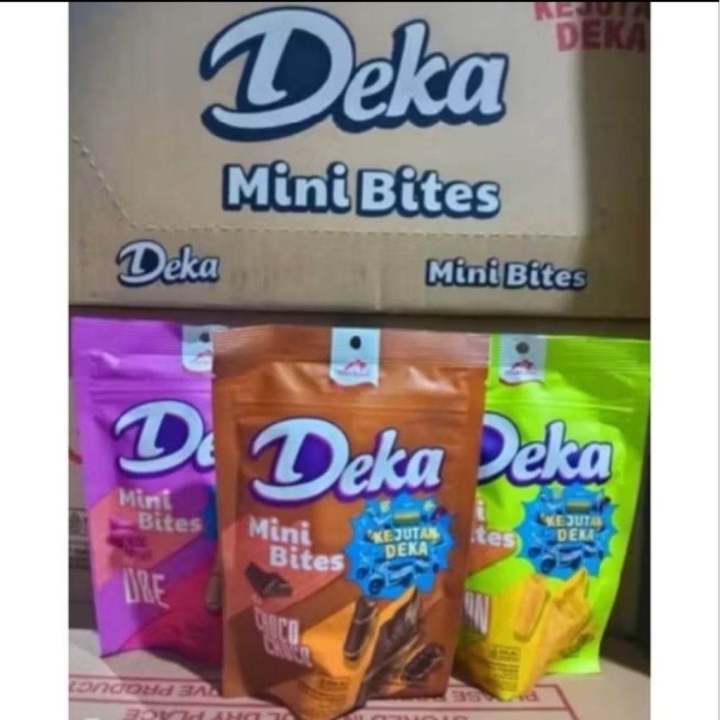 Jual Deka mini bites snack ringan 72 gr ube durian coklat | Shopee ...