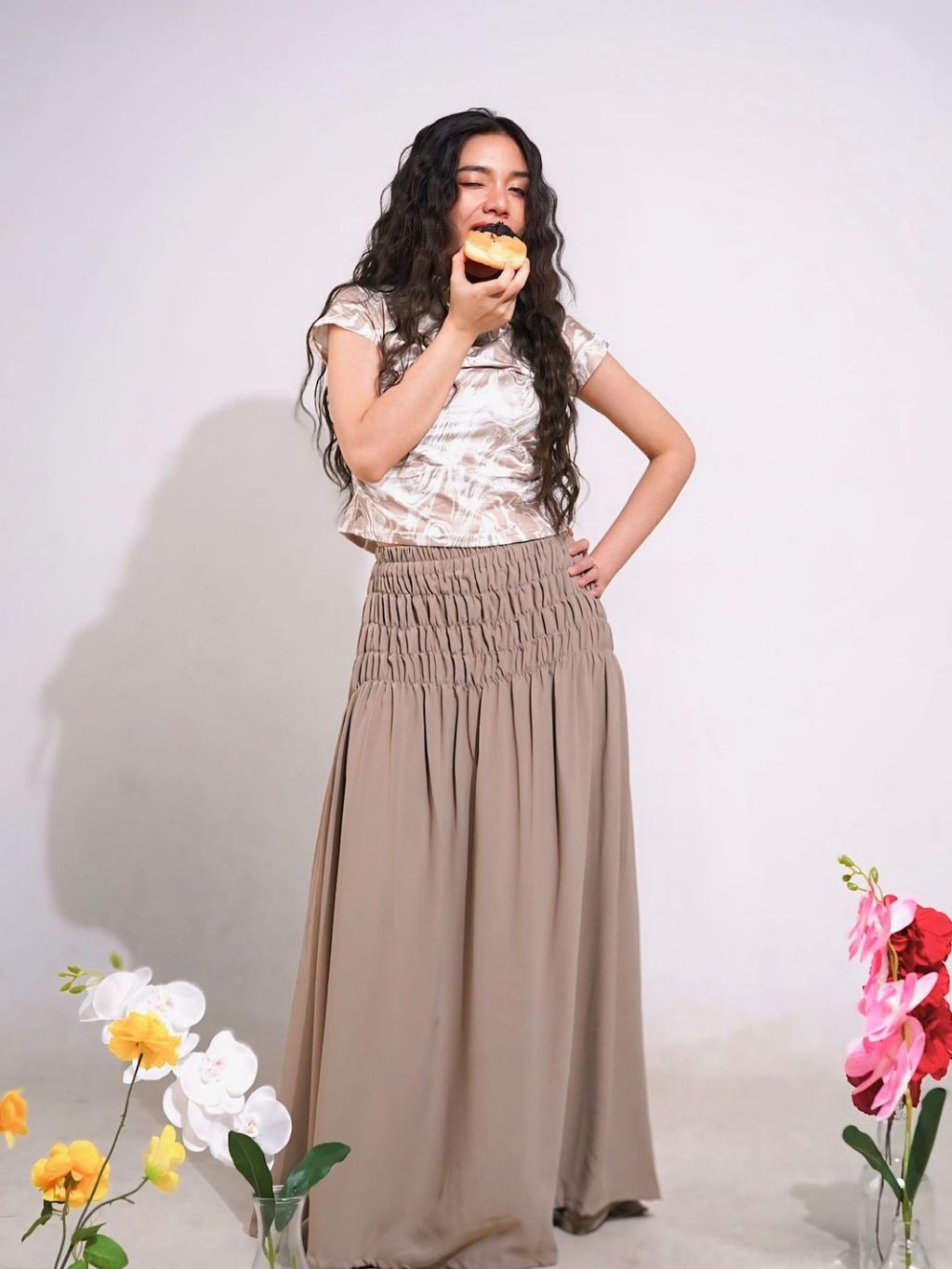 Jual Zéa - Jollie - Skirt Rok Kerut Kondangan Lebaran | Shopee Indonesia