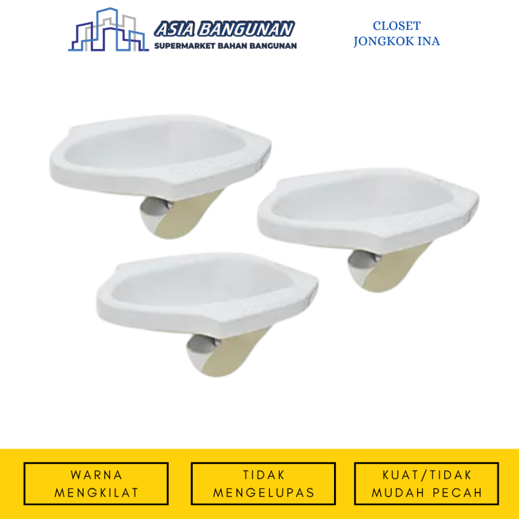 Jual ASIA BANGUNAN - CLOSET JONGKOK/KOLSET JONGKOK TOILET INA (Packing ...