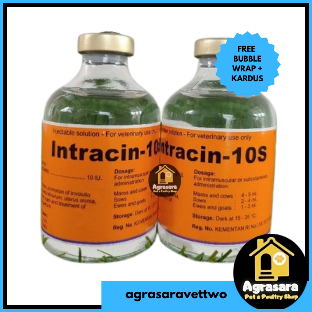 Jual INTRACIN 10s 50 ml - Antibiotik Injeksi untuk Hewan | Shopee Indonesia
