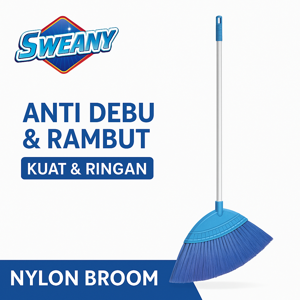 Jual SWEANY Sapu Nylon – Sapu Lantai Anti Debu & Rambut – Sapu Nilon ...