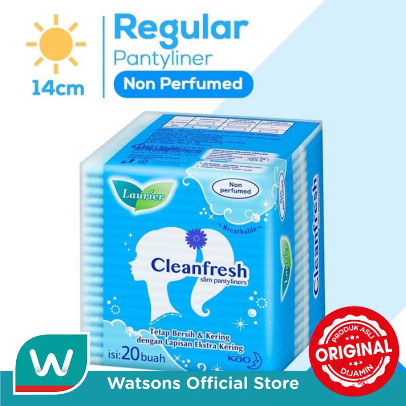 Jual Laurier Pantyliner Cleanfresh Pantyliner Non Perfume 20'S | Shopee ...