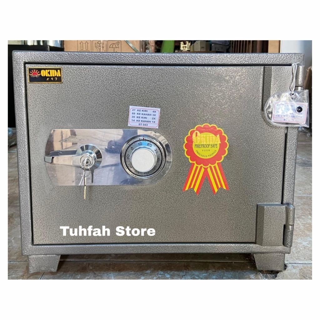 Jual Brankas Model Tidur OKIDA DS 10A Brankas Murah Tahan Api Safety ...