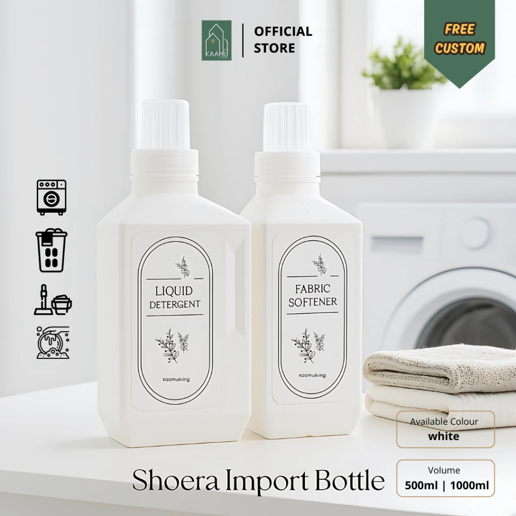 Jual KAAMU LIVING - SHOERA | botol import deterjen cair estetik refill ...