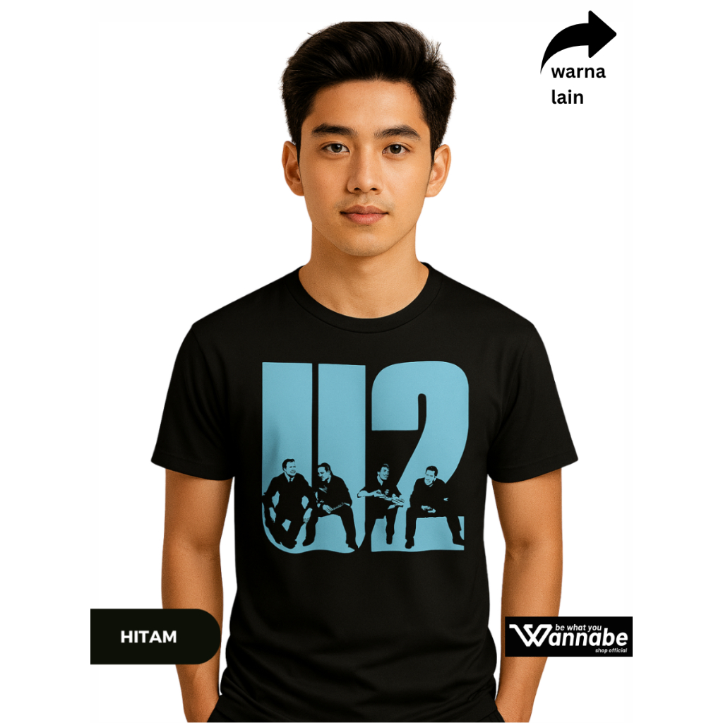 Jual Kaos Band U2 Dewasa S–7XL Jumbo & Anak Usia 2–13 Tahun | Katun ...