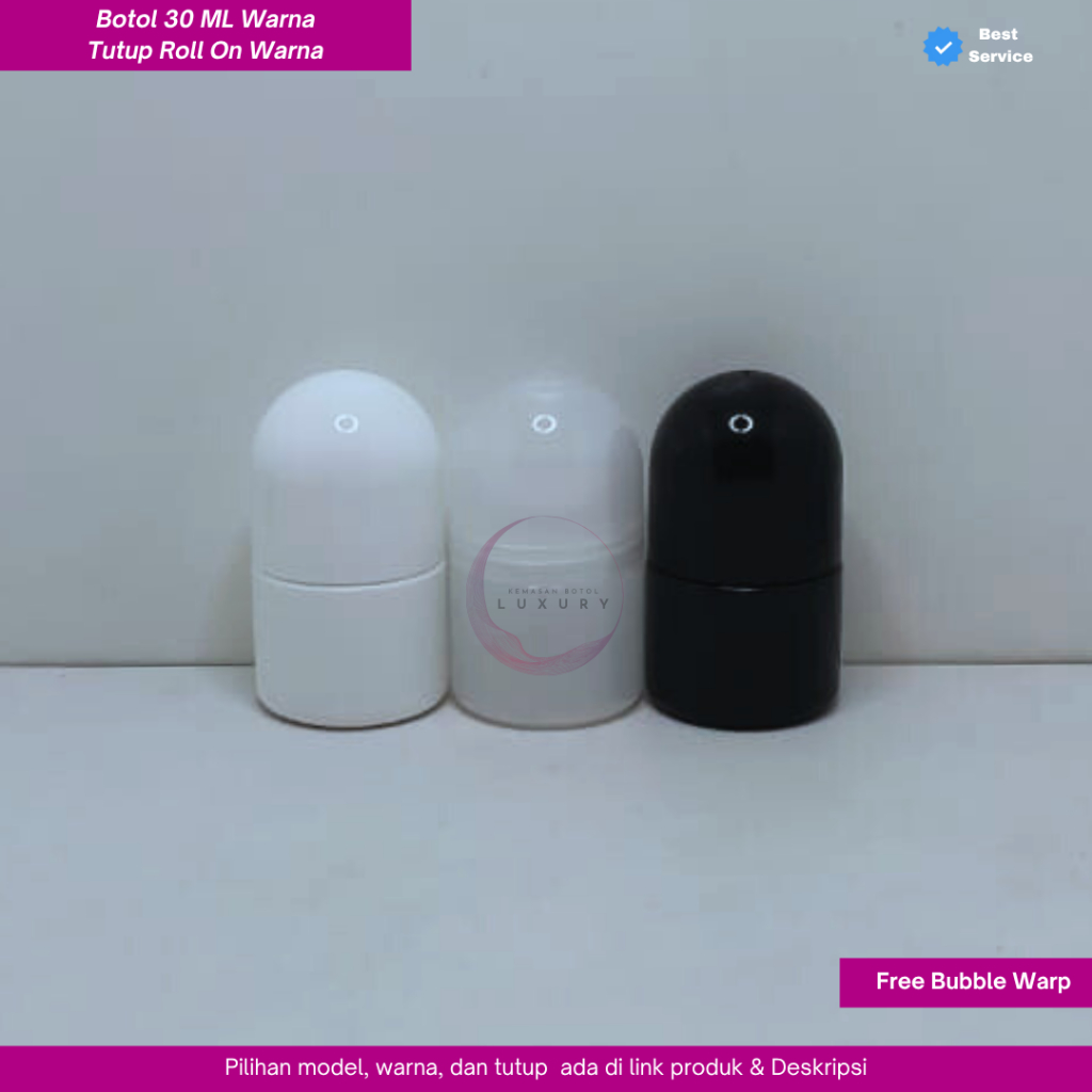 Jual Botol Roll On 30ml Warna Warni | Shopee Indonesia
