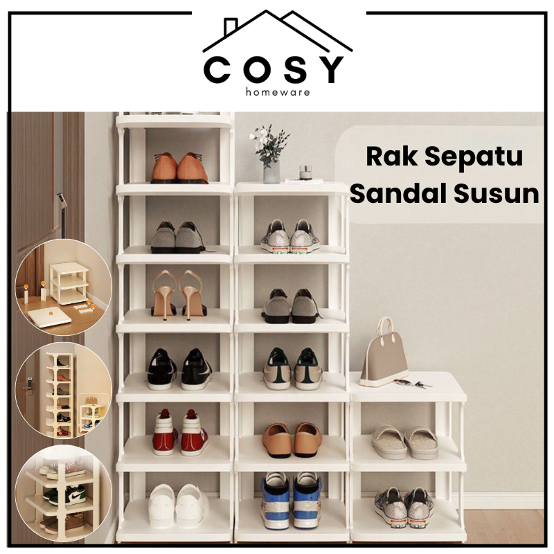 Jual COSY Rak Sepatu Sandal Susun Minimalis Kuat Kokoh Kualitas tinggi ...