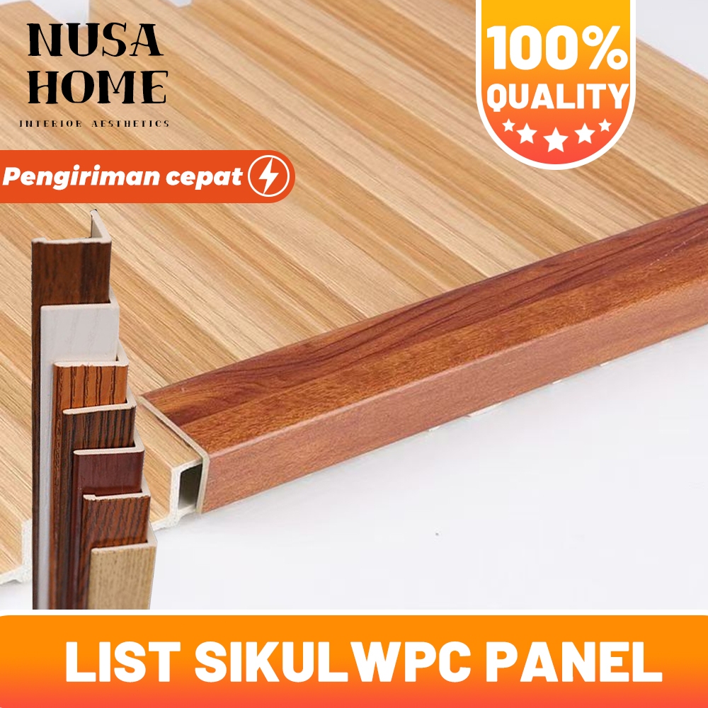 Jual List Siku 300cm Wall Panel Penutup WPC Woodpanel 30mm X 30mm ...