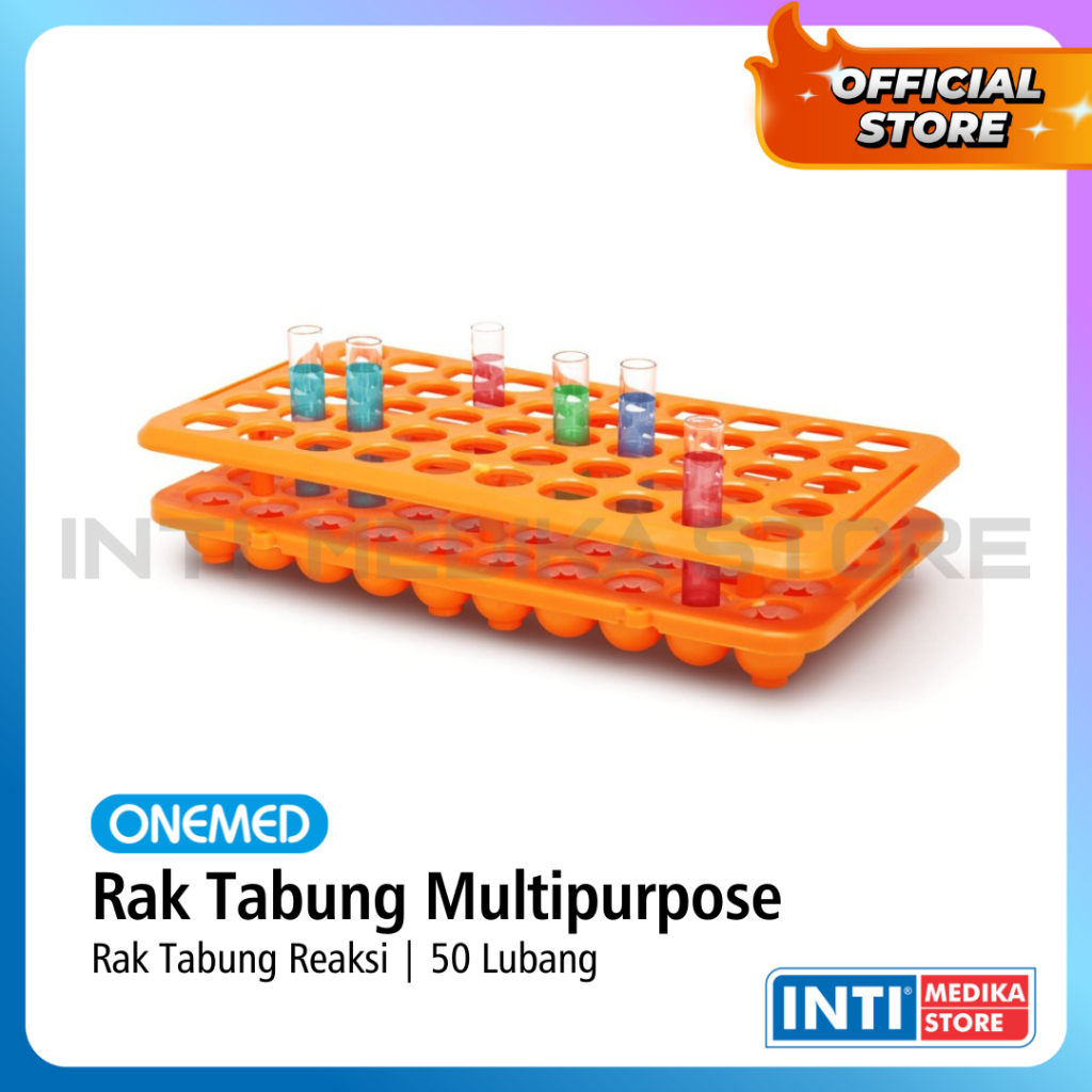 Jual ONEMED - Rak Tabung Reaksi Laboratorium Serbaguna 50 Lubang ...