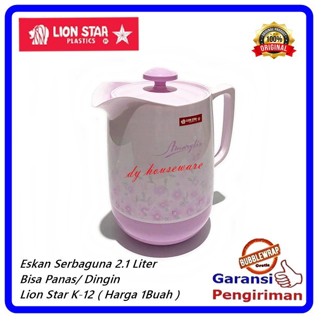 Jual Teko Eskan Serbaguna Thermo Water Jug 2.1 liter / 1.3 Liter Lion Star | Shopee Indonesia