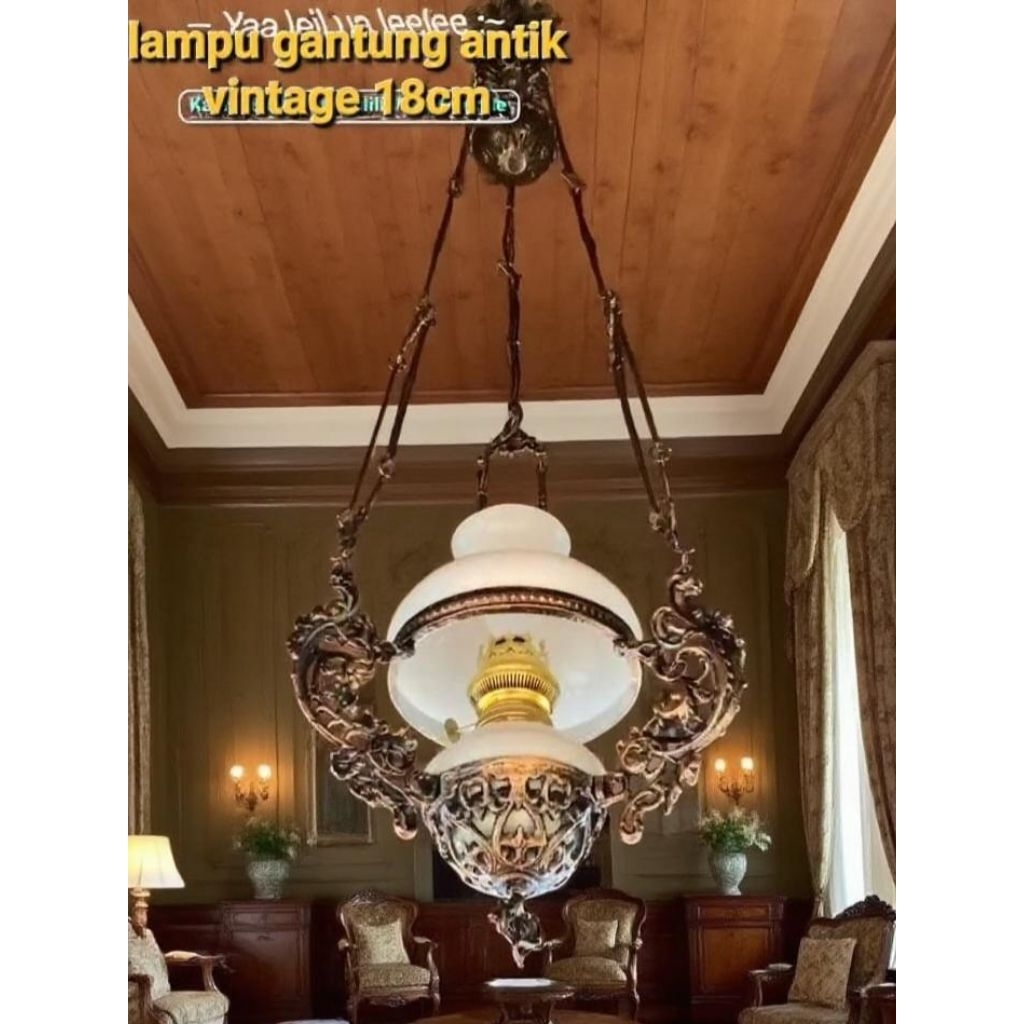 Jual Lampu gantung antik,lampu hias R18cm | Shopee Indonesia