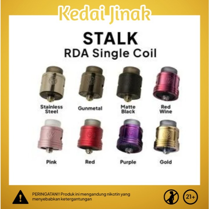 Jual STALK SINGLE 22MM STALK RDA BY REPUBLIC OF VAPE 100% AUTHENTIC ...