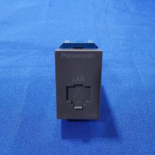 Jual PANASONIC Modul RJ45 LAN CAT6 CAT 6 Hitam Black WEJ24886H WEJ ...