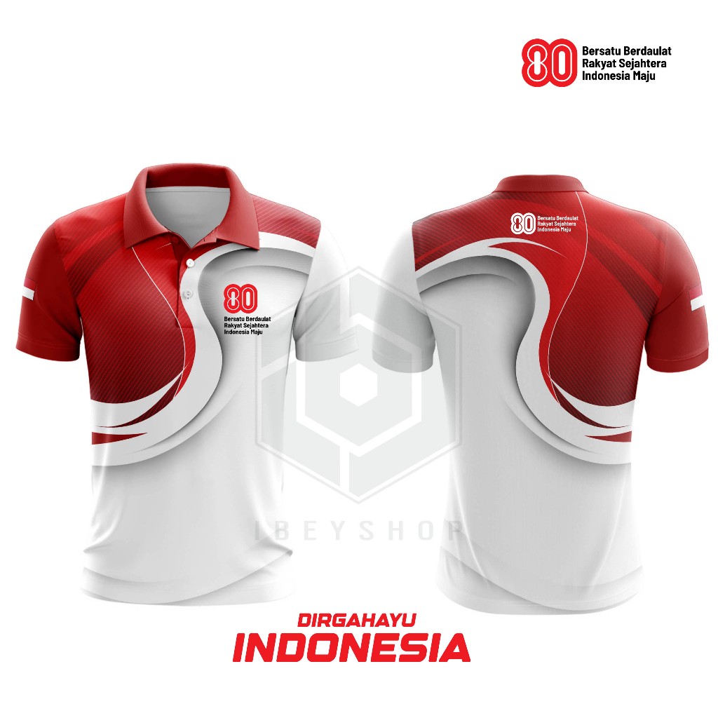 Jual Kaos Baju Polo 17 AGUSTUS 2025 DIRGAHAYU HUT RI 80 INDONESIA Fullprint Sublime 01 | Shopee ...