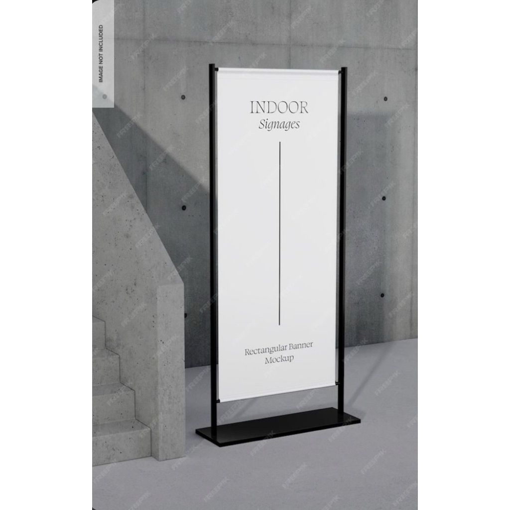 Jual standing banner standing Papan jualan set banner print | Shopee ...