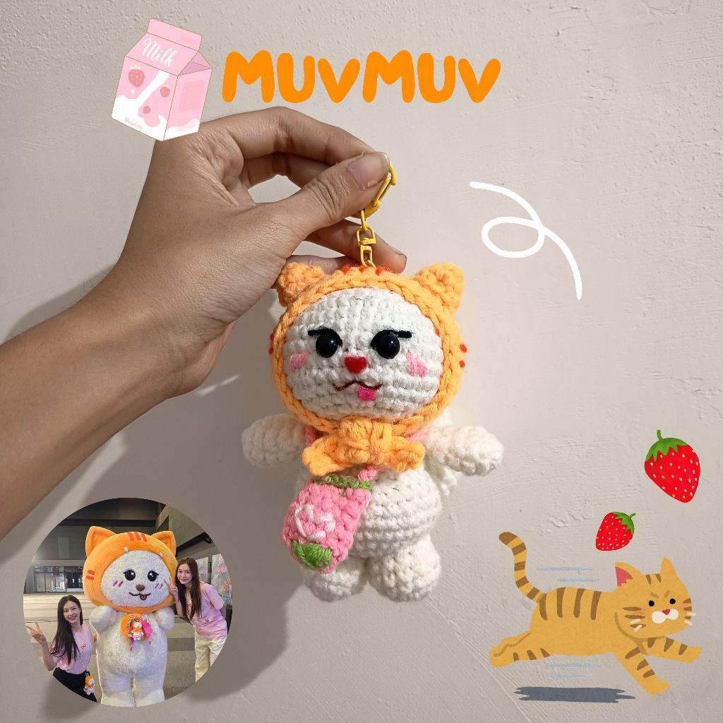 Jual GMMTV / muvmuv gmmtv / muvmuv keychain crochet / amigurumi ...