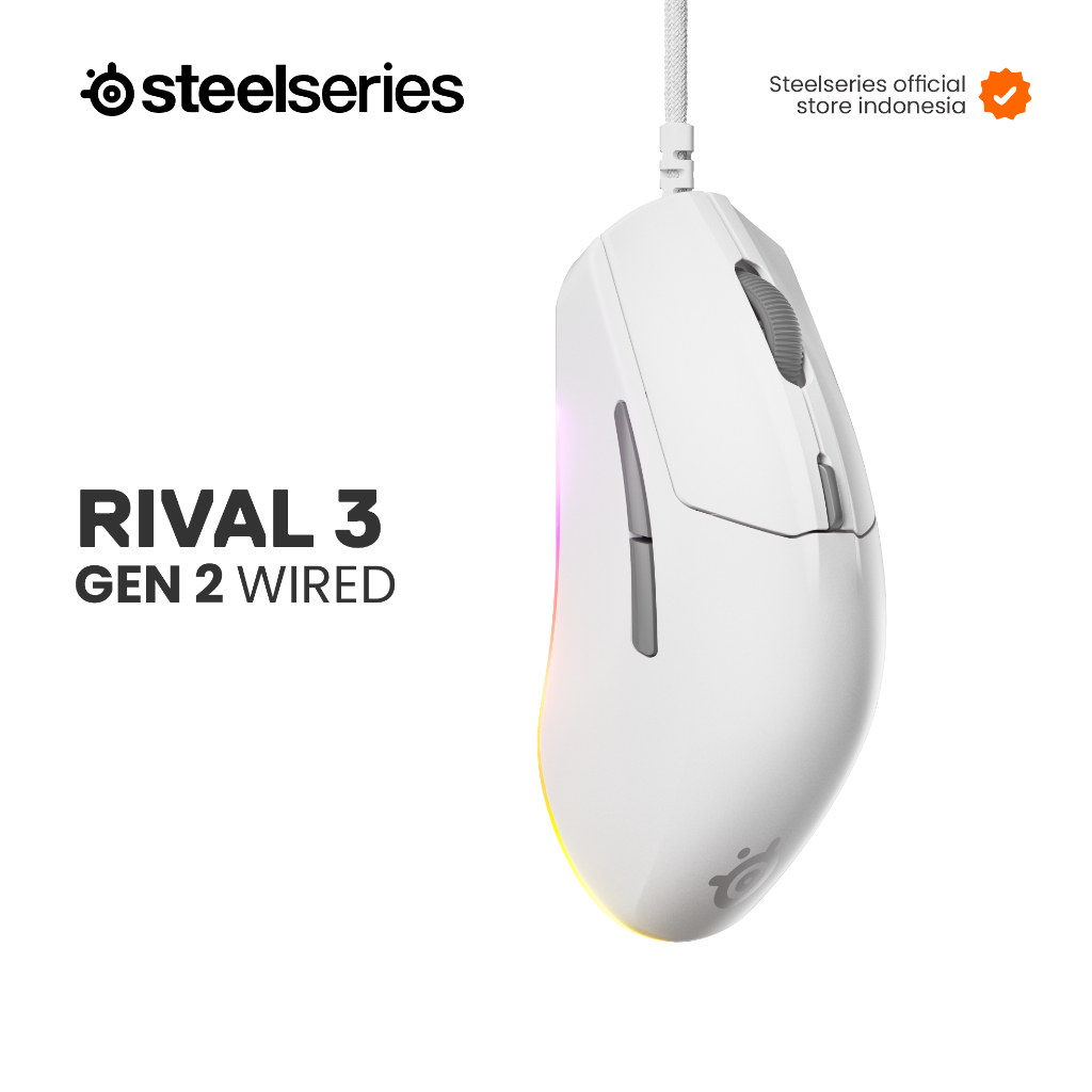 Jual Steelseries Rival 3 RGB Gen 2 Wired Gaming Mouse | Shopee Indonesia