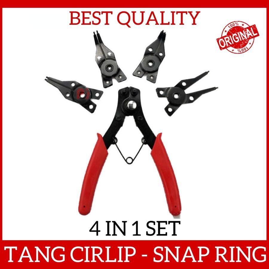 Jual Tang Ring Snap 4in1 Set Tang Circlip Pliers Murah - Set Untuk ...