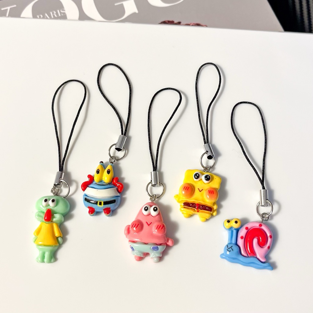 Jual [COD] Strap Phone Spongebob Edition | Gantungan Hp Patrick star ...