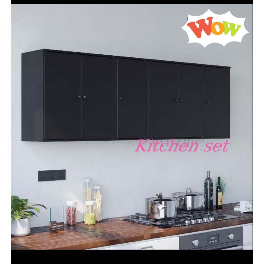 Jual Rak Kitchen Set Atas Lemari Gantung 3 Pintu Lemari Gantung Dapur ...