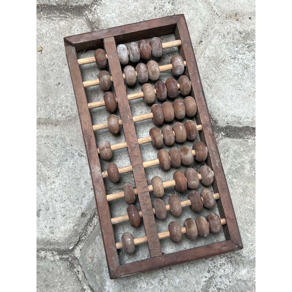 Jual Sempoa / Alat Hitung Matematika Tradisional Bahan Kayu Lawasa ...