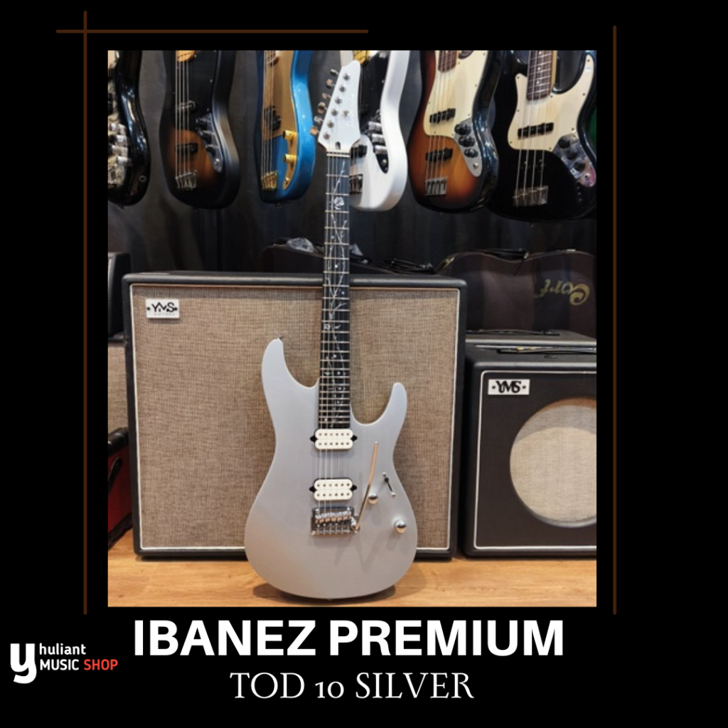 Jual Ibanez TOD-10 SilverTim Henson Signature GuitarPremium Series ...